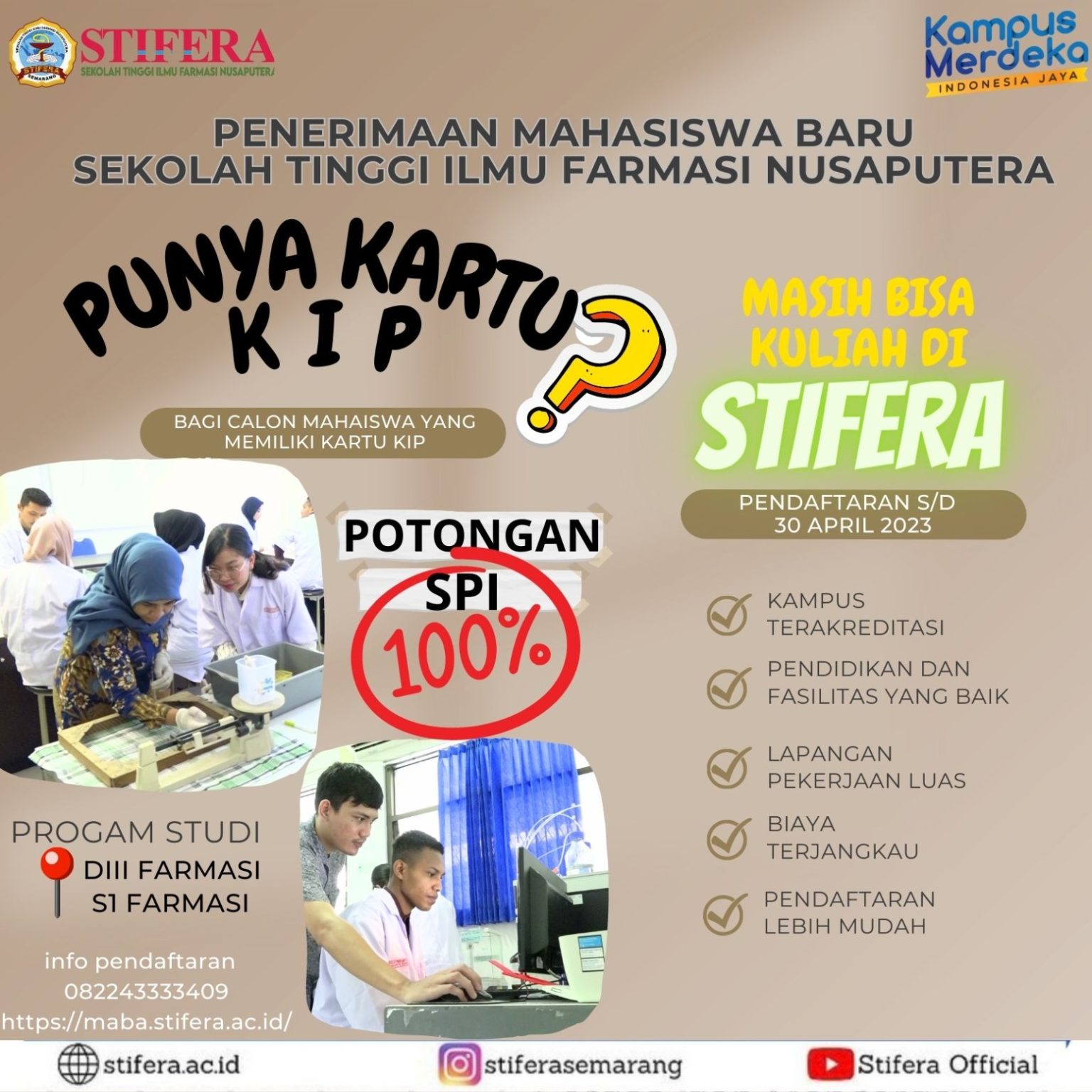 Sekolah Tinggi Ilmu Farmasi Nusaputera - STIFERA